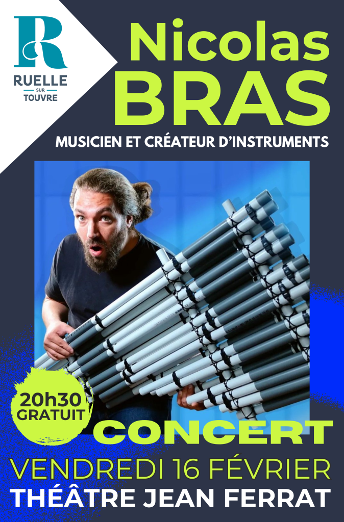 Concert Nicolas BRAS - Ruelle sur Touvre